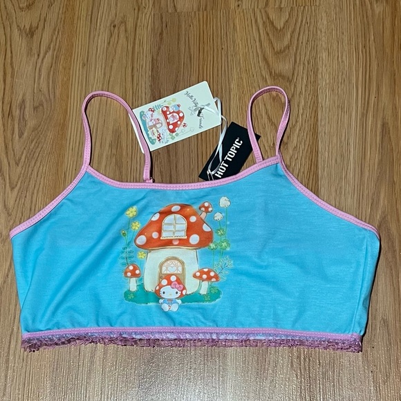 Sanrio | Shirts & Tops | Hot Topic Sanrio Hello Kitty Mushroom Youth ...